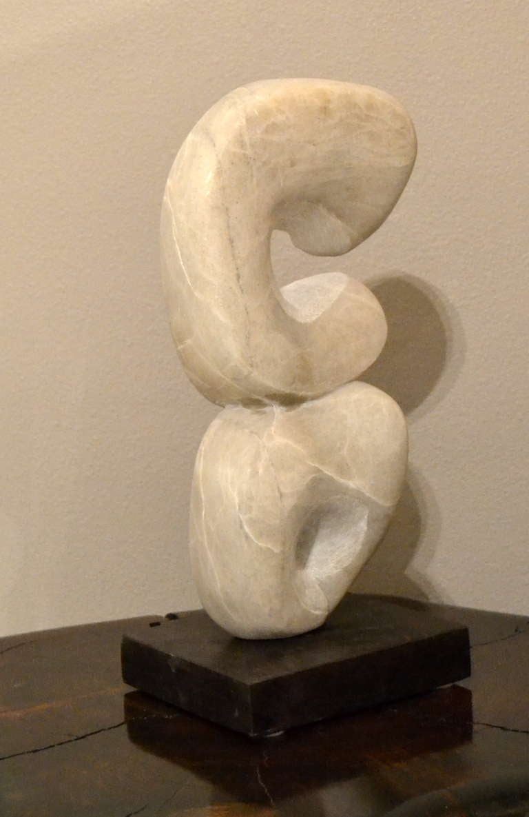Abstract Alabaster Sculpture by Scott Donadio at 1stDibs