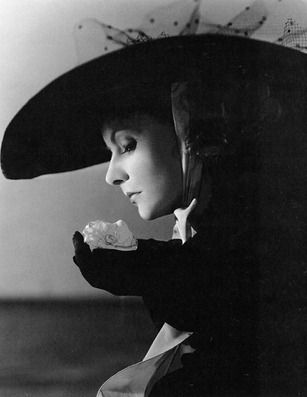Rare Transparency of Greta Garbo, Photograph by Clarence Bull at 1stDibs