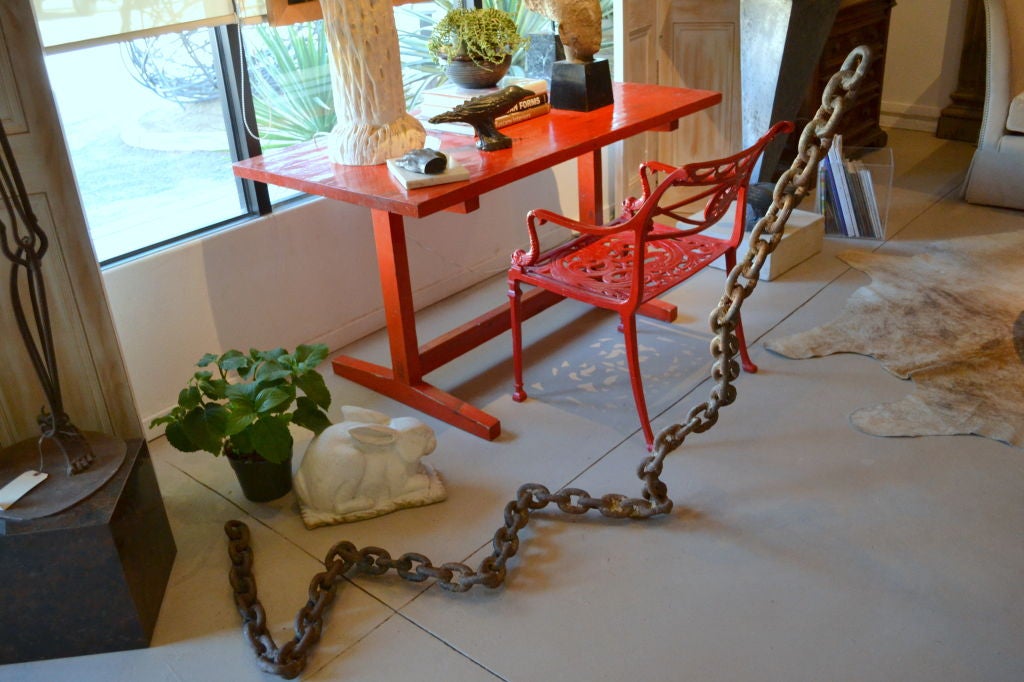 Folk Art Chain Sculpture for Outdoors at 1stDibs