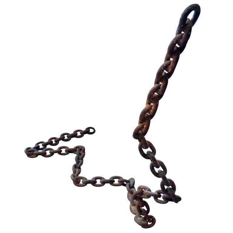 Folk Art Chain Sculpture for Outdoors at 1stDibs