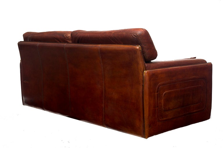 Mario Bellini Buffalo Leather Sofa at 1stDibs | buffalo leather couch ...