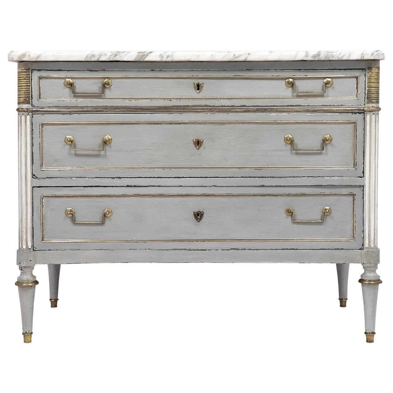 French Antique Louis XVI Chest of Drawers at 1stDibs