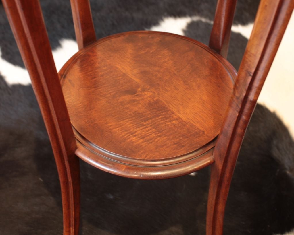 French Art Nouveau Solid Walnut Plant Stand at 1stDibs | art nouveau ...