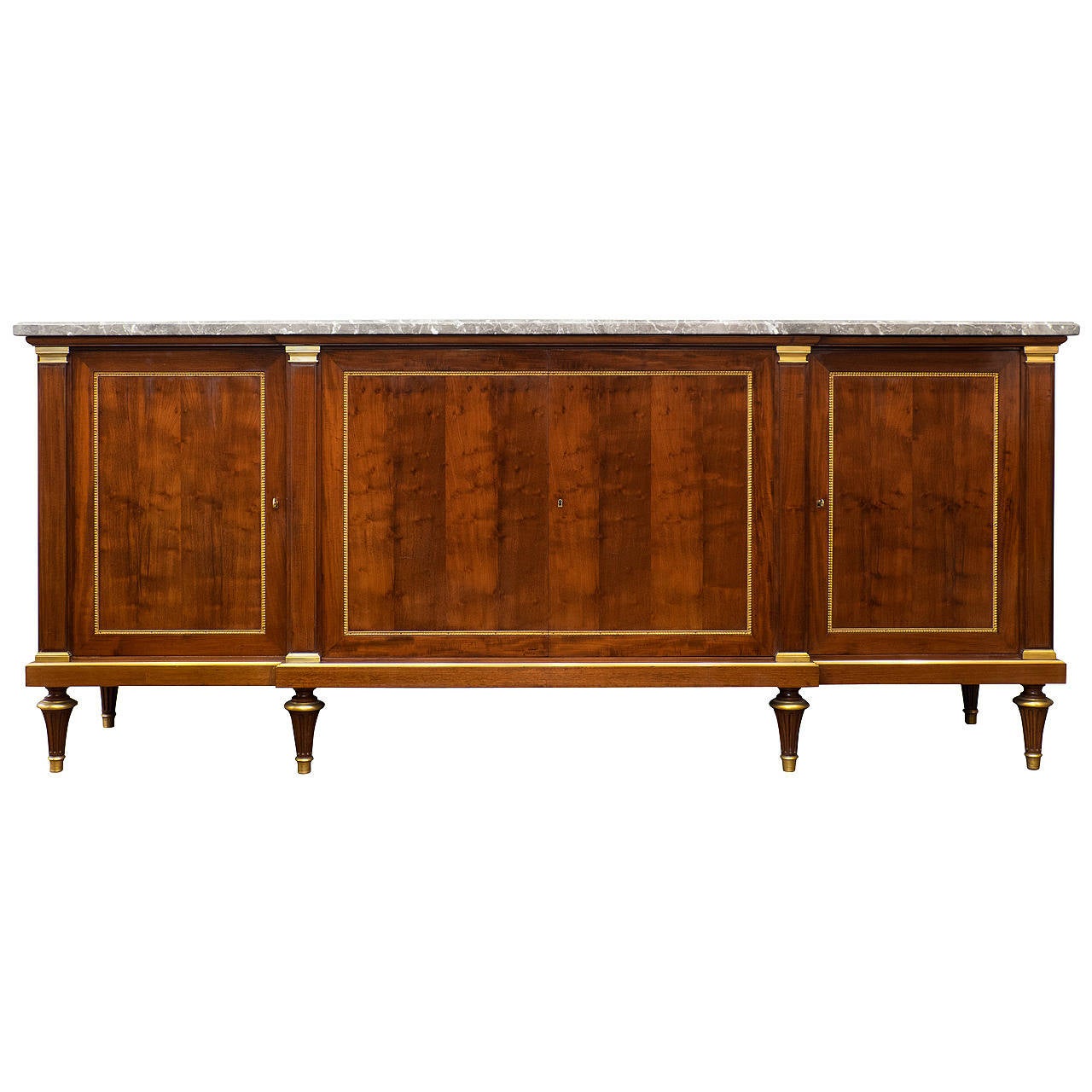 French Antique Louis XVI Mahogany Buffet at 1stDibs