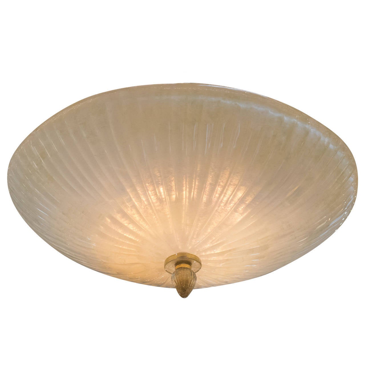 Murano Glass Ceiling Fixture at 1stdibs