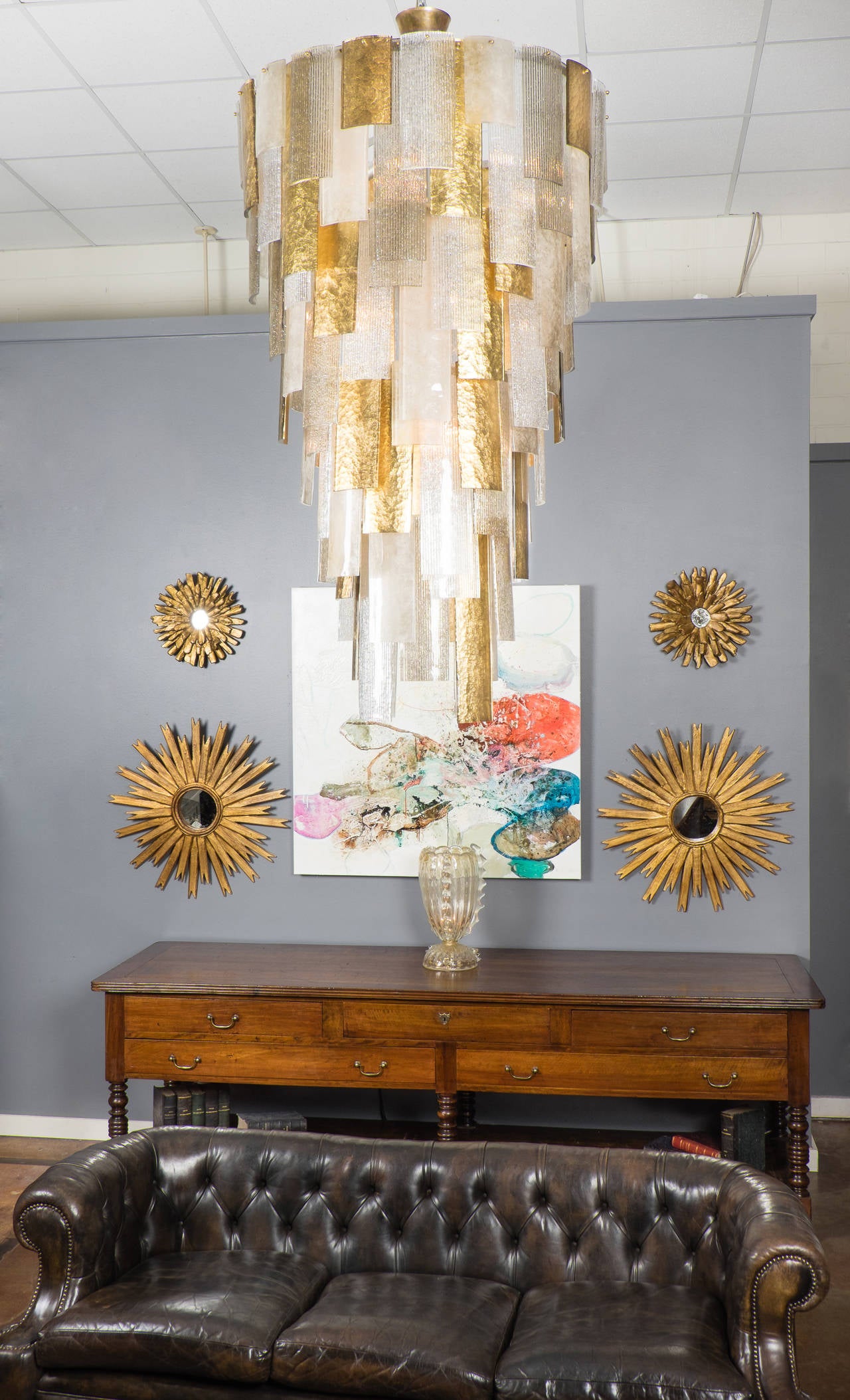Cascading Chandelier in Murano Glass For Sale at 1stDibs | cascading ...