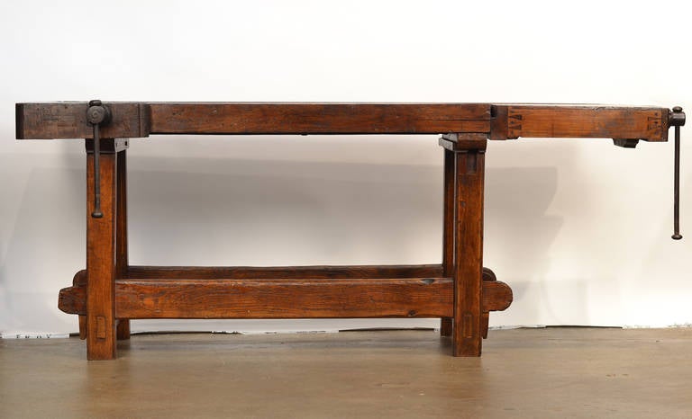 Antique Ski Workbench from the French Alps at 1stDibs