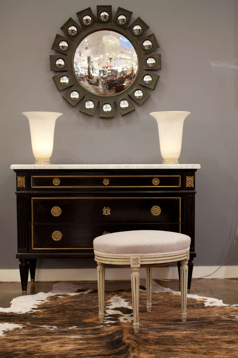 French Louis XVI Oval Bench at 1stDibs | louis oval bench