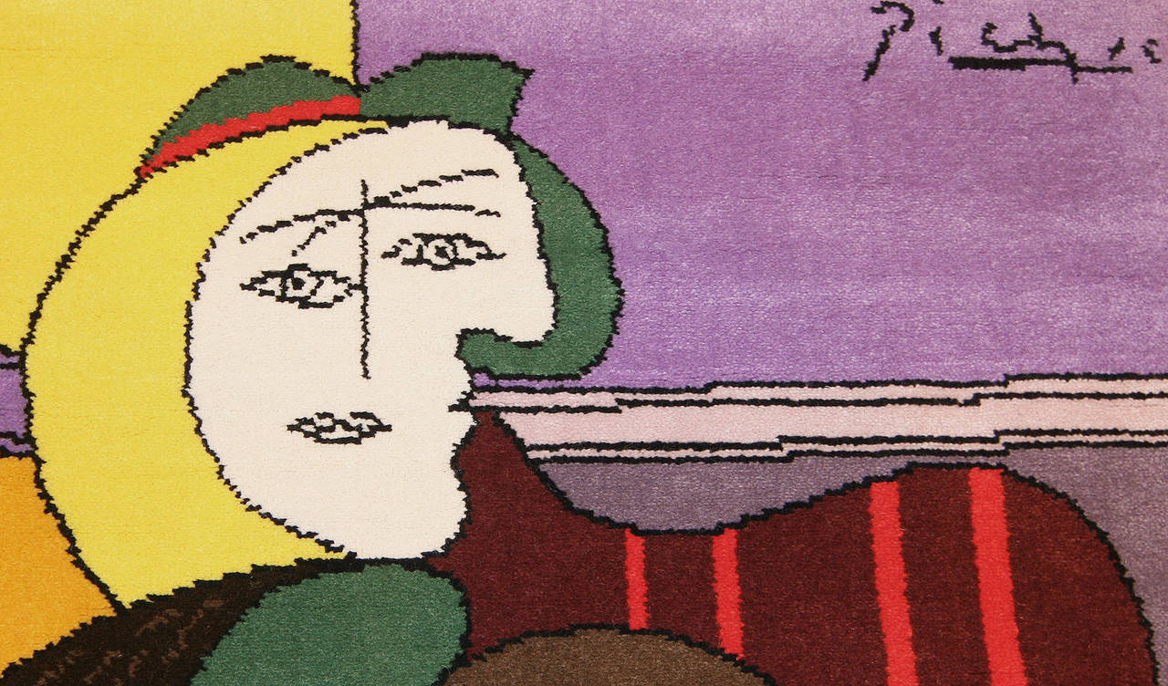 Vintage Pablo Picasso (after) Rug at 1stDibs | picasso rugs, picasso's ...