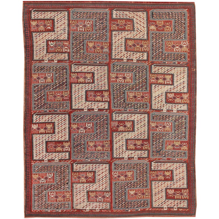 Antique Sili (Zili) Soumak Rug at 1stDibs