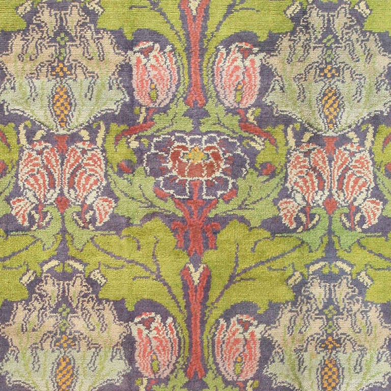 Vintage Donegal Irish Rug at 1stDibs