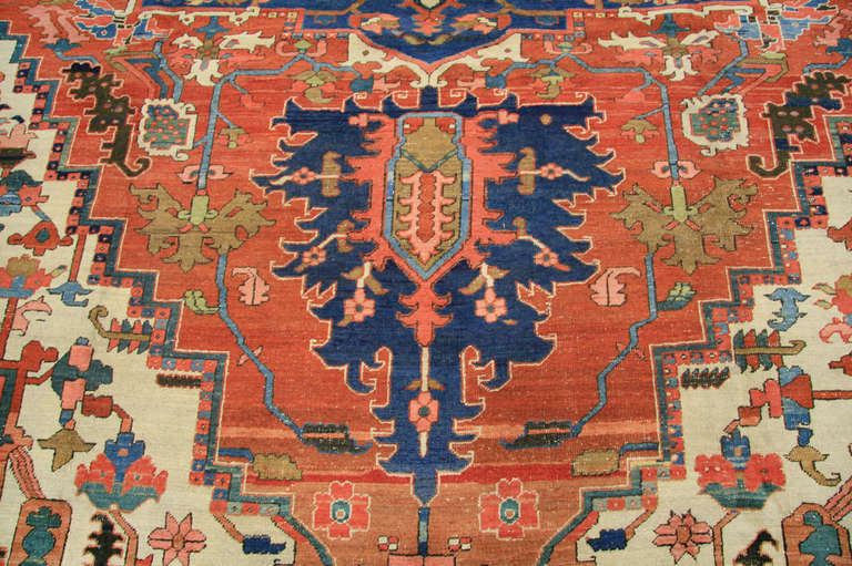 Antique Heriz Serapi Rug at 1stDibs | antique heriz serapi rugs