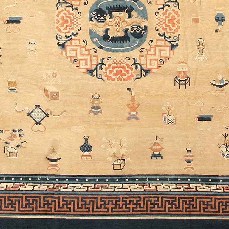 Antique Large Chinese Carpet at 1stdibs