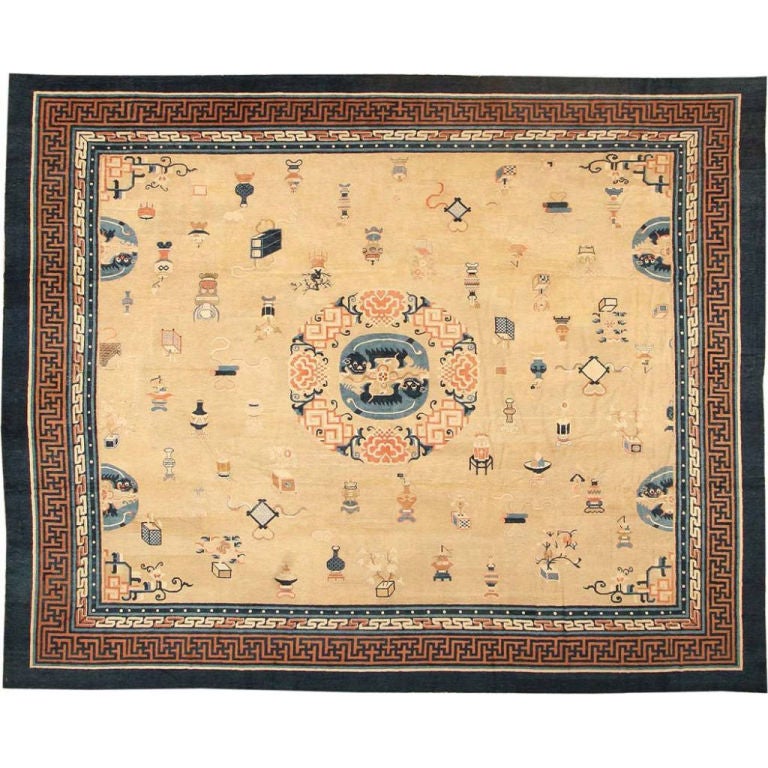 Antique Large Chinese Carpet at 1stdibs