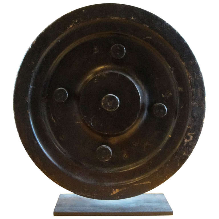 Vintage Wooden Cog Pattern For Sale at 1stdibs