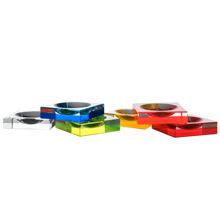 Alexandra Von Furstenberg Acrylic Charm Bowls at 1stDibs