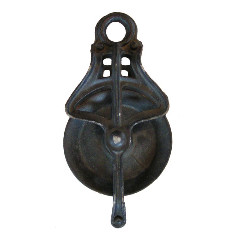 Antique Vintage Pulley - 4 For Sale on 1stDibs