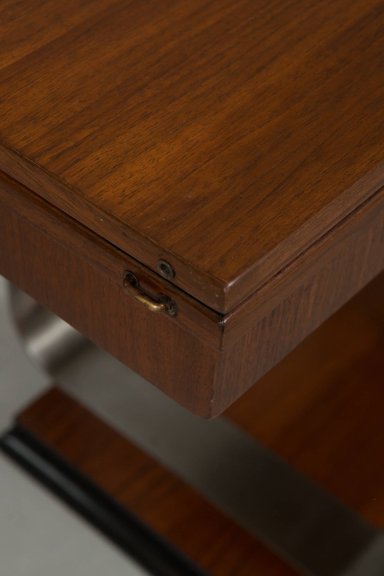 Art Deco Flip Top Console Table at 1stDibs