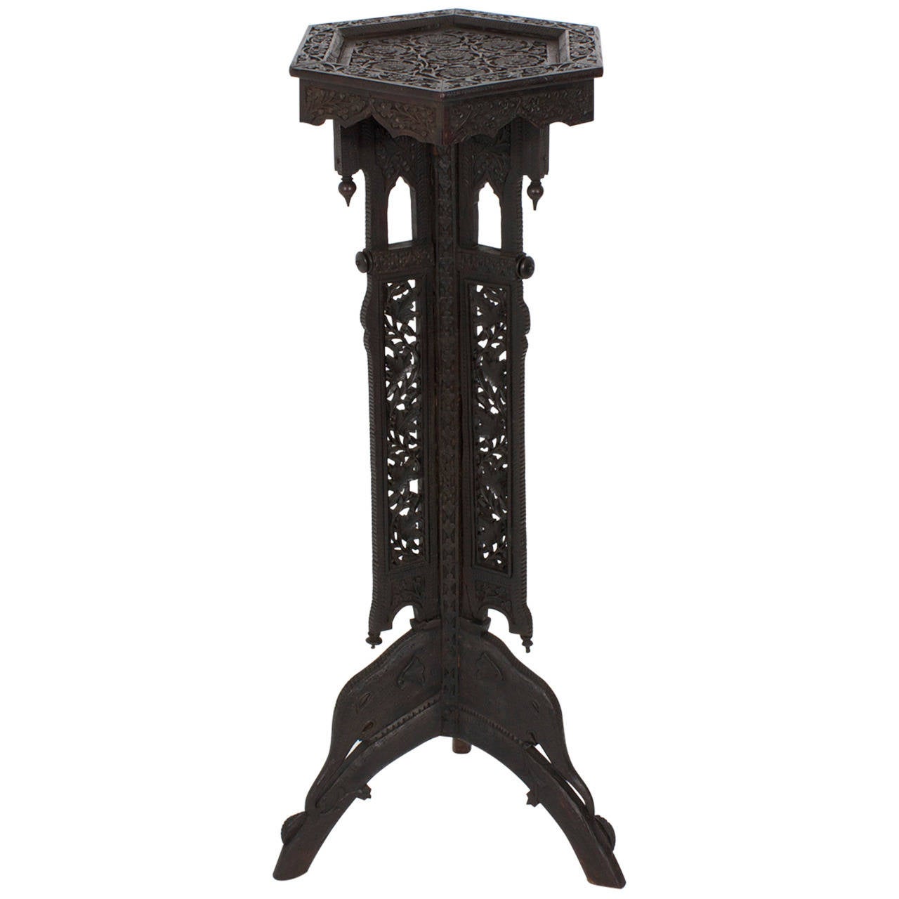 Anglo Indian Pedestal or Plant Stand at 1stDibs | indian plant stand