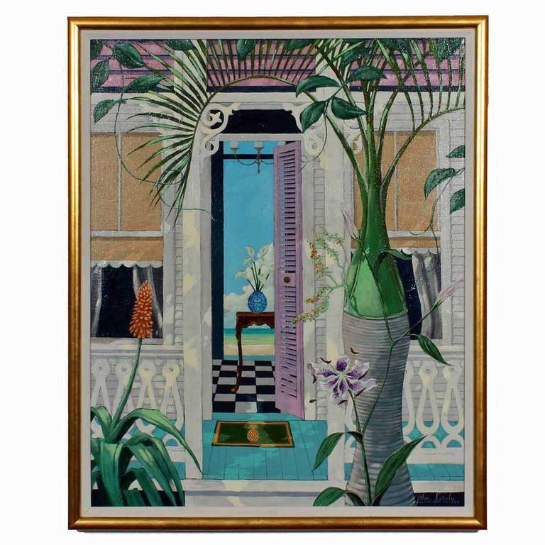Oil on Canvas Tropical Painting by John Kiraly at 1stDibs | john kiraly ...