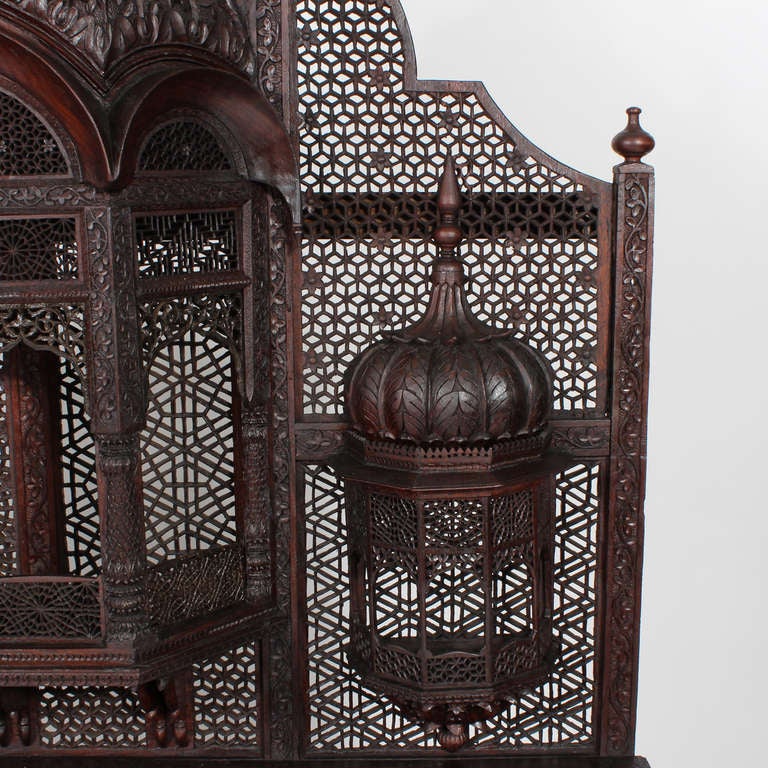 Spectacular Anglo Indian Fireplace Mantel at 1stDibs