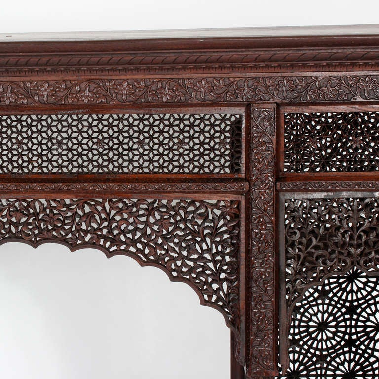Spectacular Anglo Indian Fireplace Mantel at 1stDibs