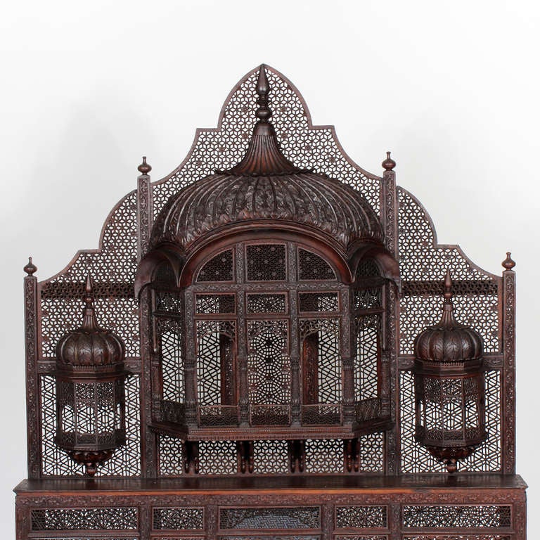 Spectacular Anglo Indian Fireplace Mantel at 1stDibs