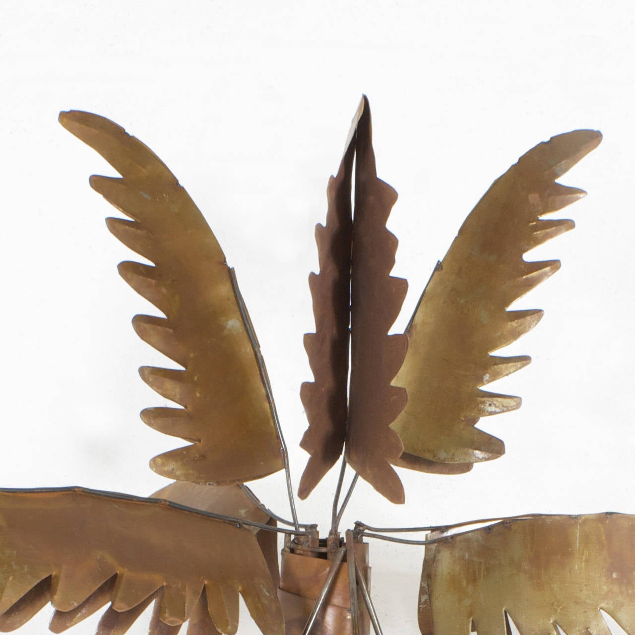 Lifesize Rustic Palm Tree with Coconuts at 1stDibs