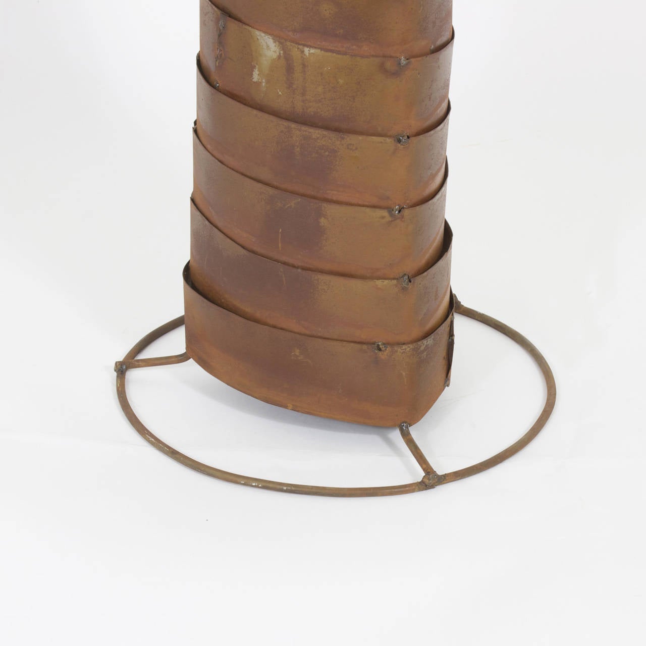 Lifesize Rustic Palm Tree with Coconuts at 1stDibs