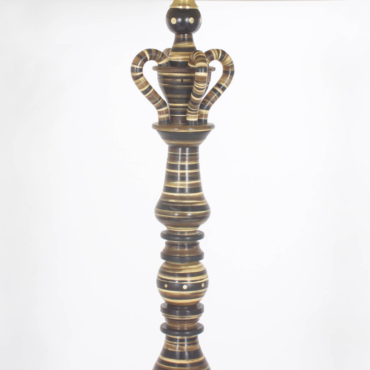 Anglo-Indian Steer Horn Floor Lamp at 1stDibs | indian floor lamps