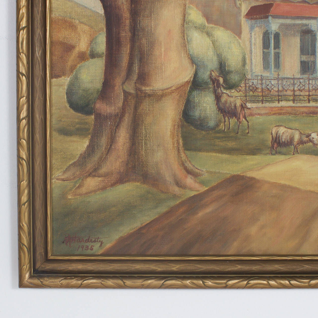 Hardesty House Painting For Sale at 1stDibs