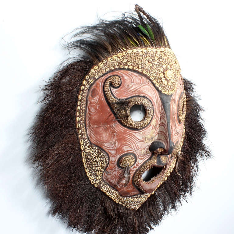 Stunning Huge New Guinea Sepik Style Mask at 1stDibs
