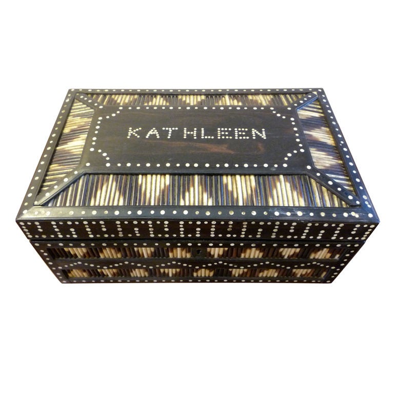 A Large and Rare Anglo Indian Box, Kathleen at 1stDibs