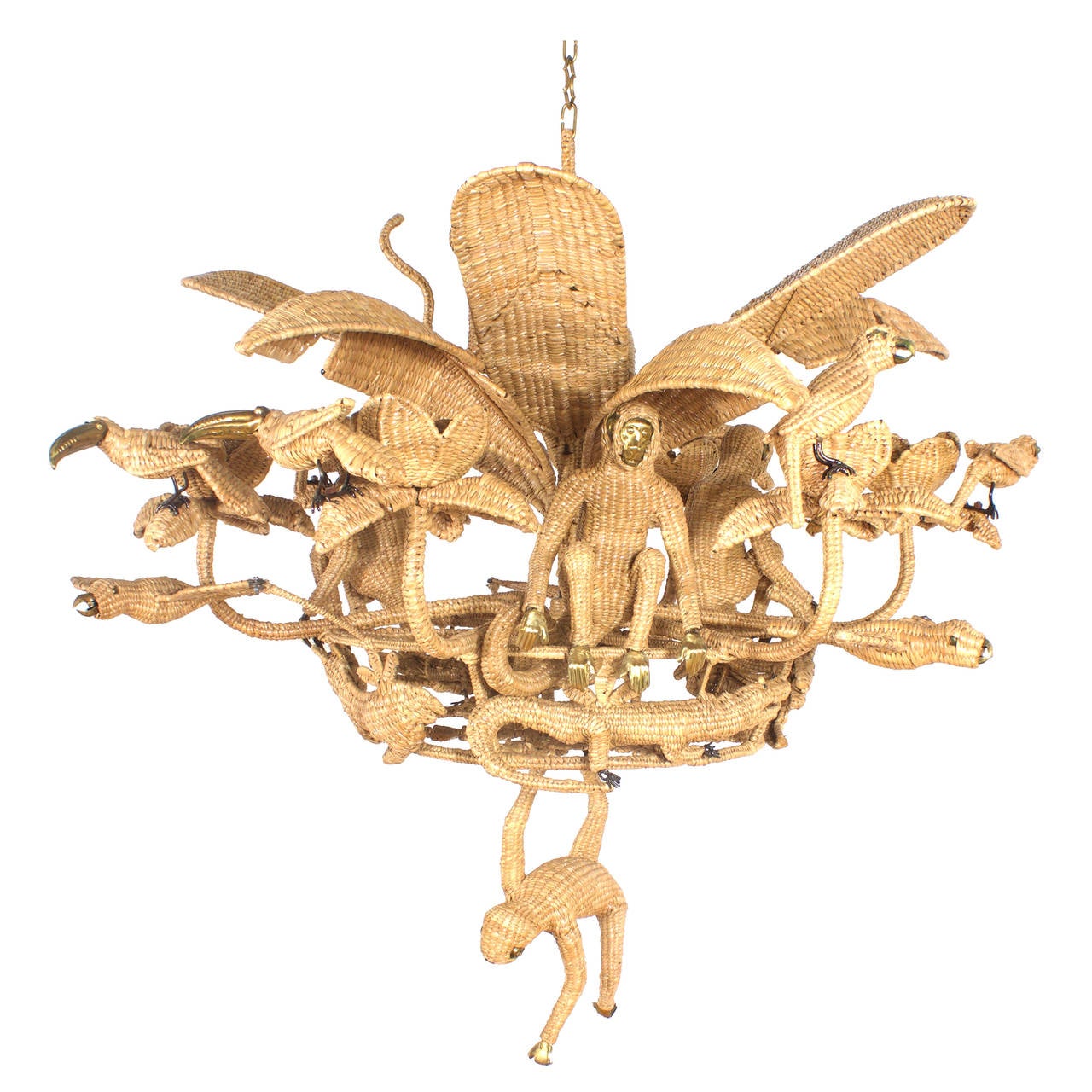 Mario Torres Jungle Chandelier at 1stDibs | jungle ceiling light