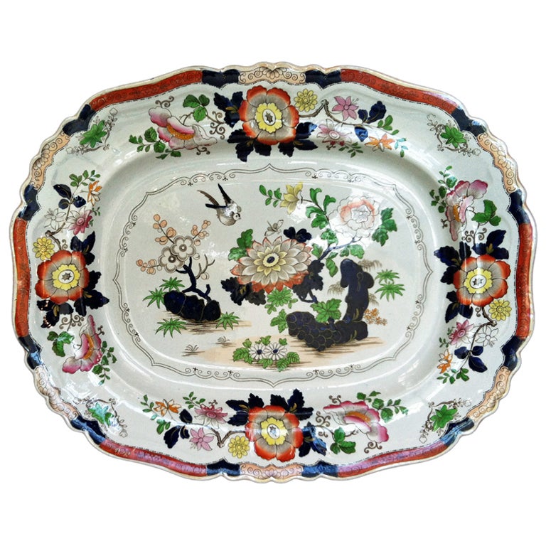 A Large Ashworth Ironstone Dish at 1stDibs