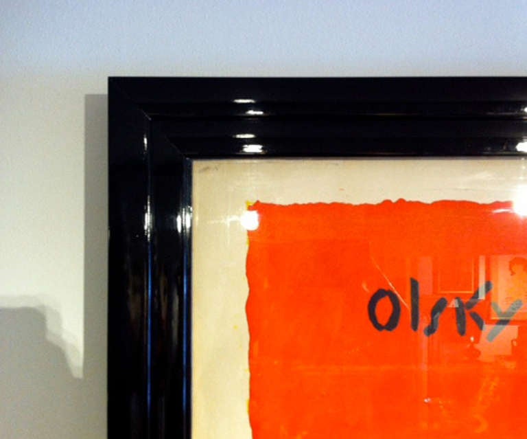 French Art Deco Period Poster by Olsky, 1928 at 1stDibs