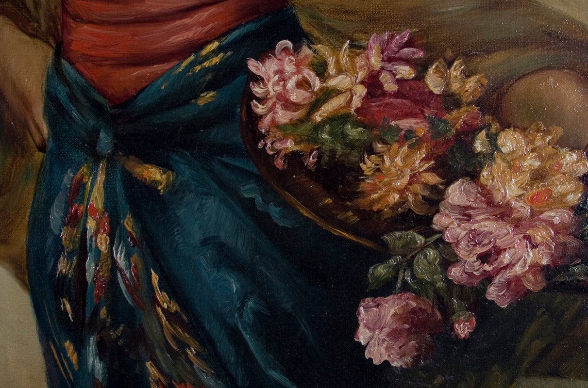 Oil on Canvas by American Artist Julius Segall, Early 20th Century For ...