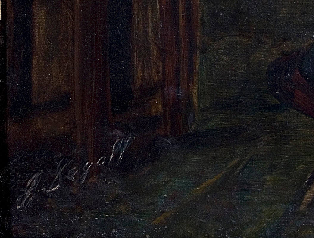 Oil on Canvas by American Artist Julius Segall, Early 20th Century For ...