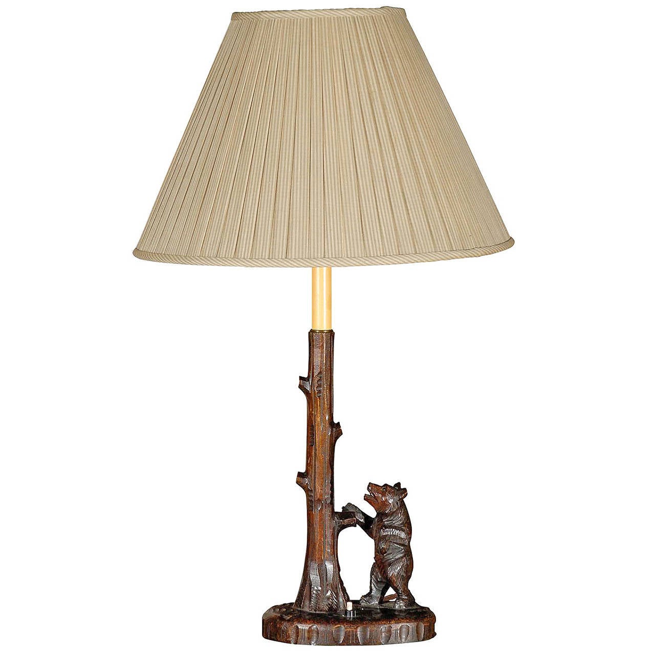 Black Forrest Bear Lamp at 1stDibs