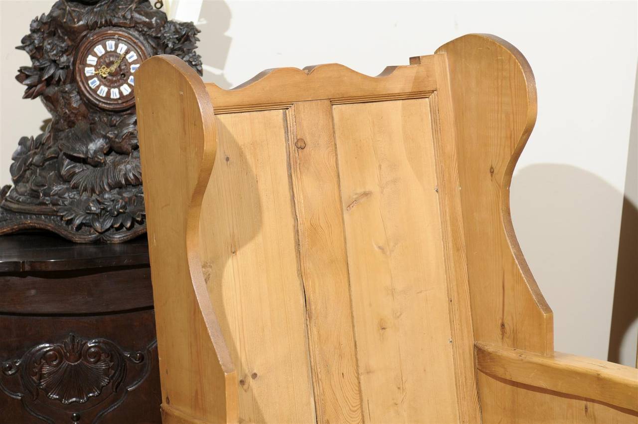 Pair of Pine Lambing Chairs at 1stDibs