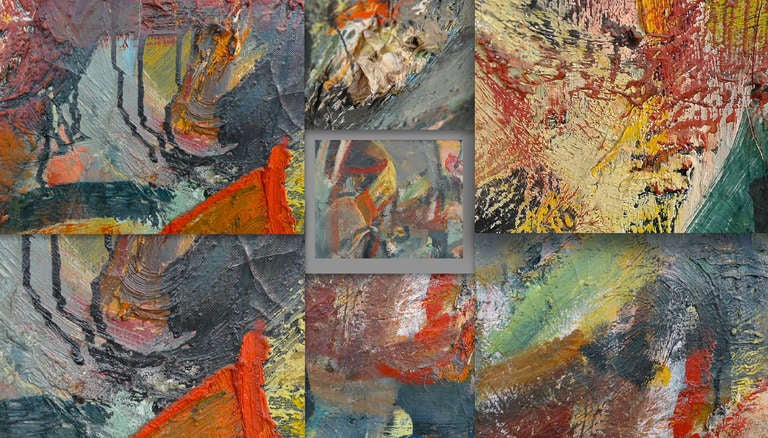 Abstract Expressionist Painting, circa Early 1950s For Sale at 1stDibs