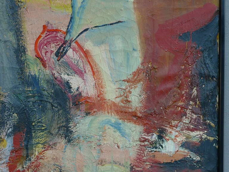 Abstract Expressionist Painting, circa Early 1950s For Sale at 1stDibs