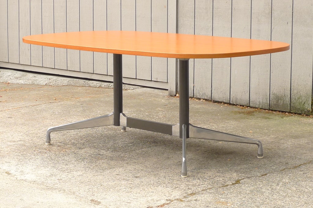Eames Segmented Base Aluminum Group Table for Herman Miller 1964 at 1stDibs