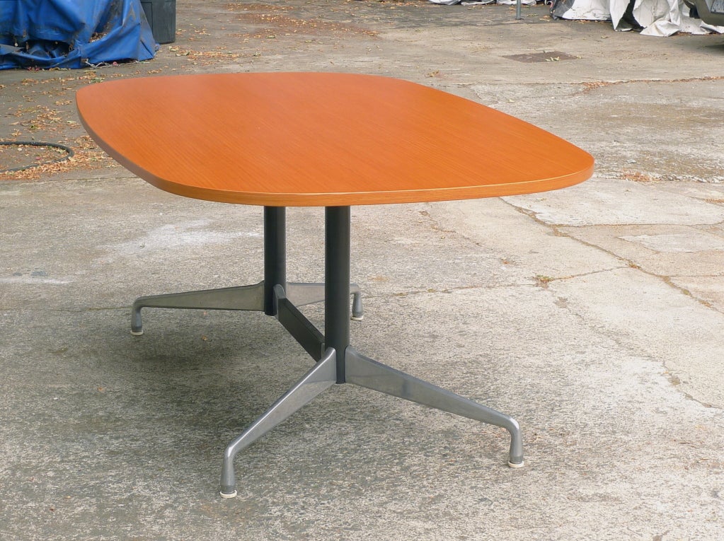 Eames Segmented Base Aluminum Group Table for Herman Miller 1964 at 1stDibs