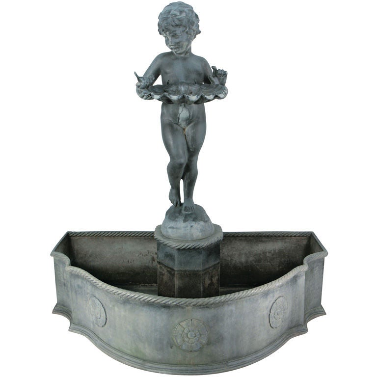 Girl with Shell Fountain at 1stDibs