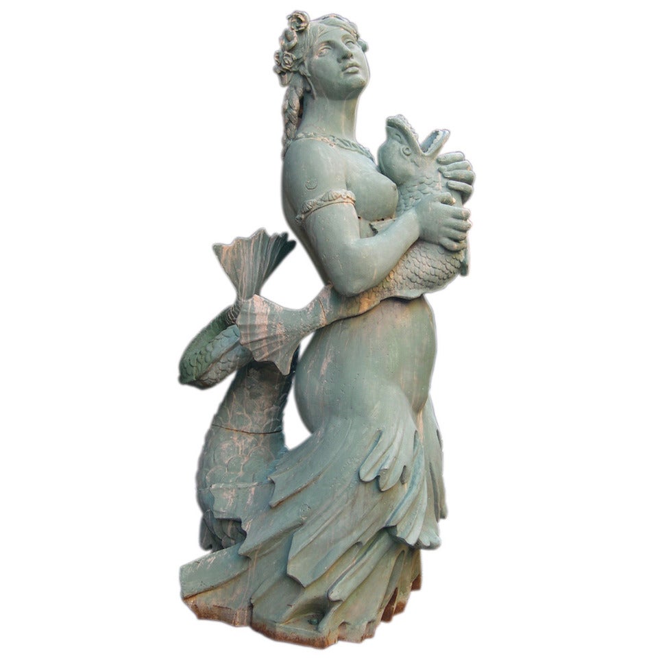 Mermaid Statue at 1stDibs