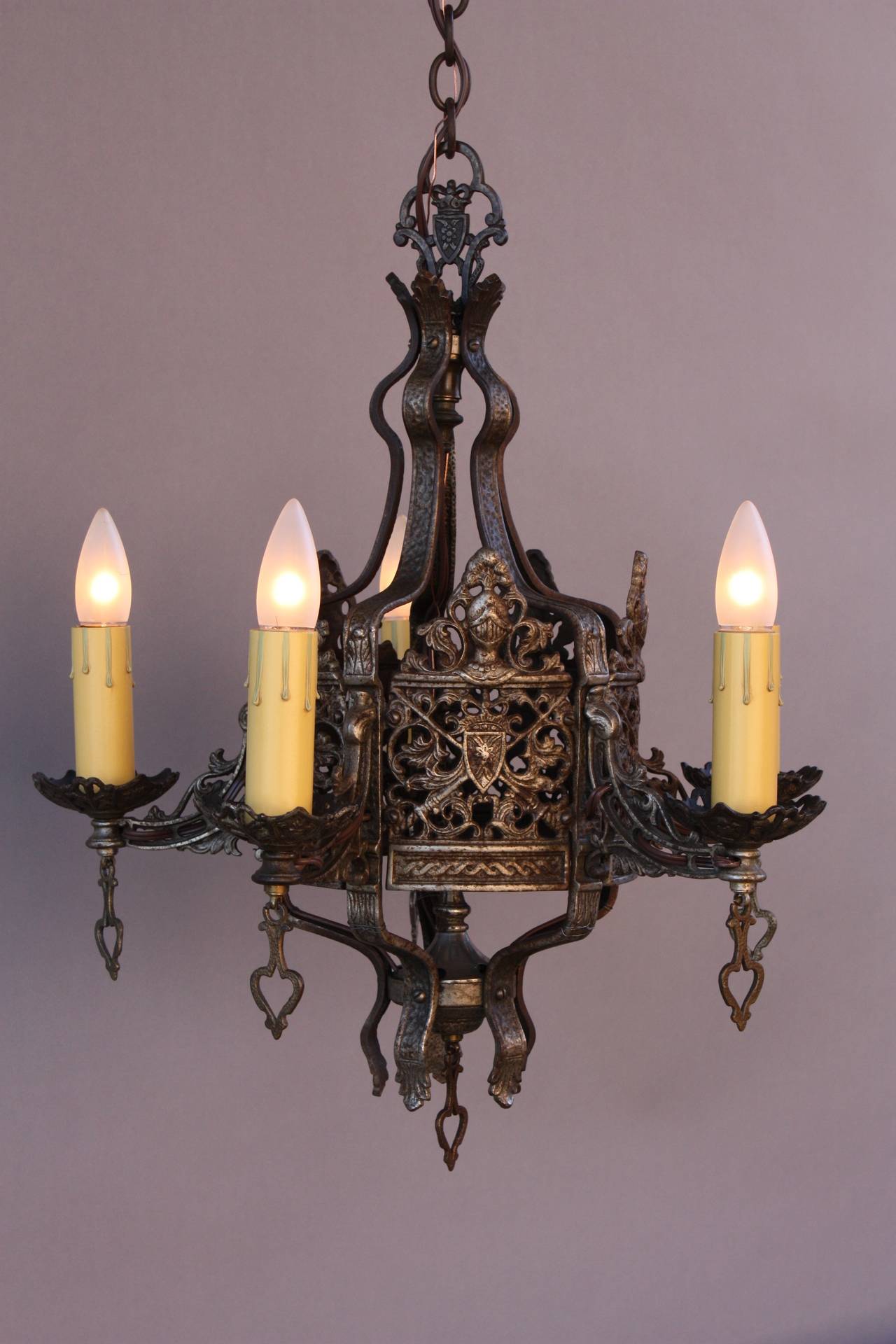 Exquisite 1920s Spanish Revival Chandelier at 1stDibs