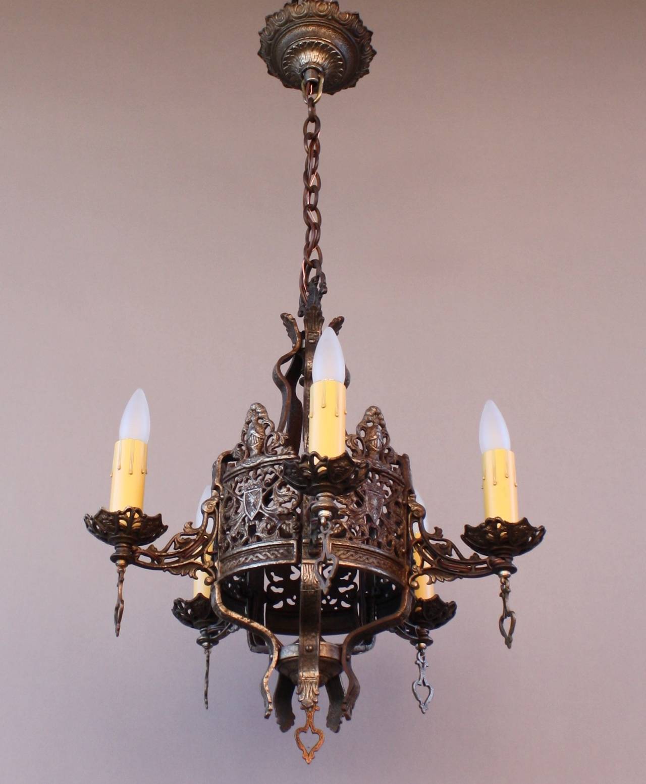 Exquisite 1920s Spanish Revival Chandelier at 1stDibs