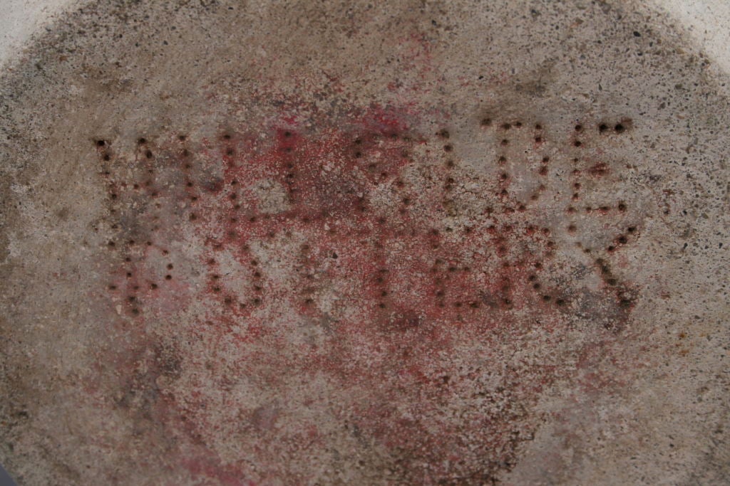 Hillside Urn with Black and Yellow Chicklet Tiles at 1stDibs
