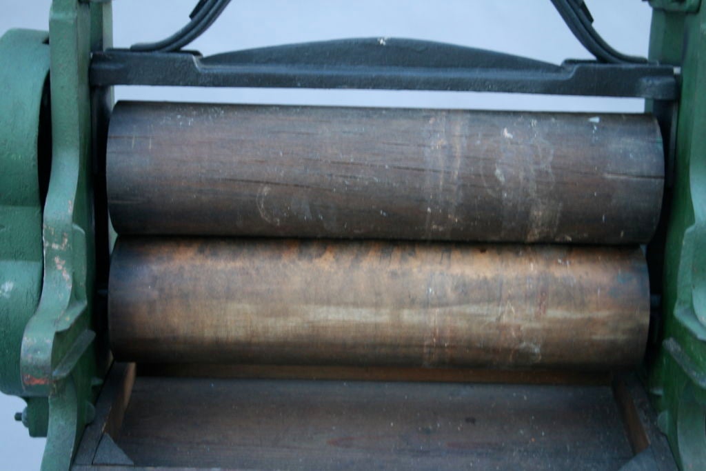 Large Industrial-Size Cast Iron Wringer at 1stDibs